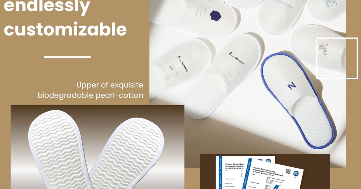 Indulge your guests in sustainable elegance with GCSTIMES Eco Slippers ...