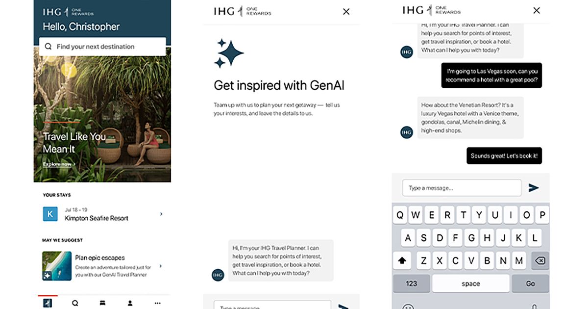 IHG Launches a New Travel Planning Tool Utilizing Google Cloud's AI ...