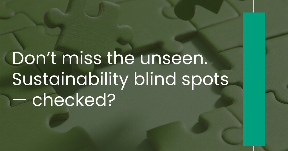 Three Sustainability Blind Spots You Can Tackle in 2026 - Hospitality Net
