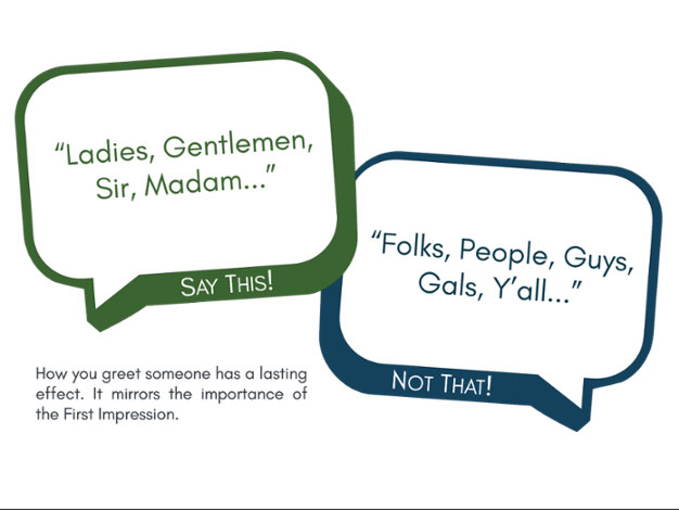 Say This, Not That: Greetings | By Jana Love