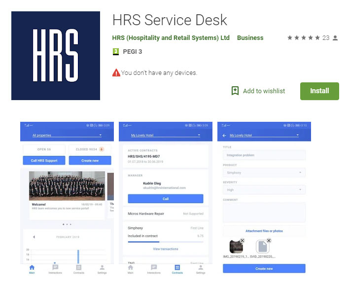 Global Launch of the HRS Service Desk Mobile Application