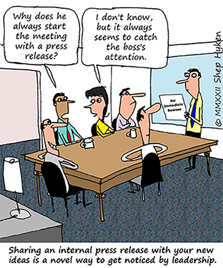 A Fictional Press Release can be a Great Motivator | By Shep Hyken