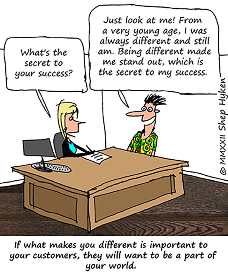 Different is Better Than Better | By Shep Hyken