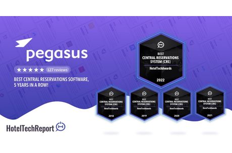 Pegasus Named Best CRS for 2022 by Hotel Tech Report