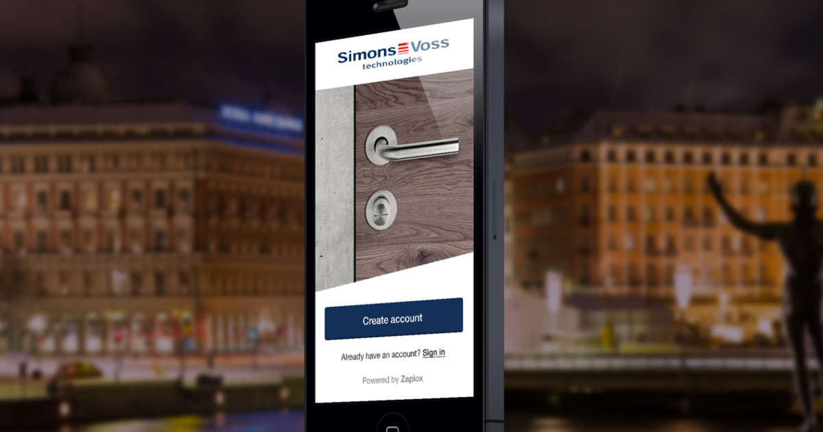 Zaplox in strategic partnership with innovative lock provider SimonsVoss