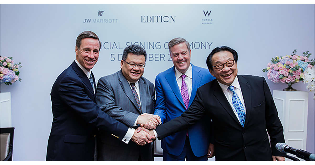 Marriott International and YTL Hotels Sign Agreements for New Hotels ...