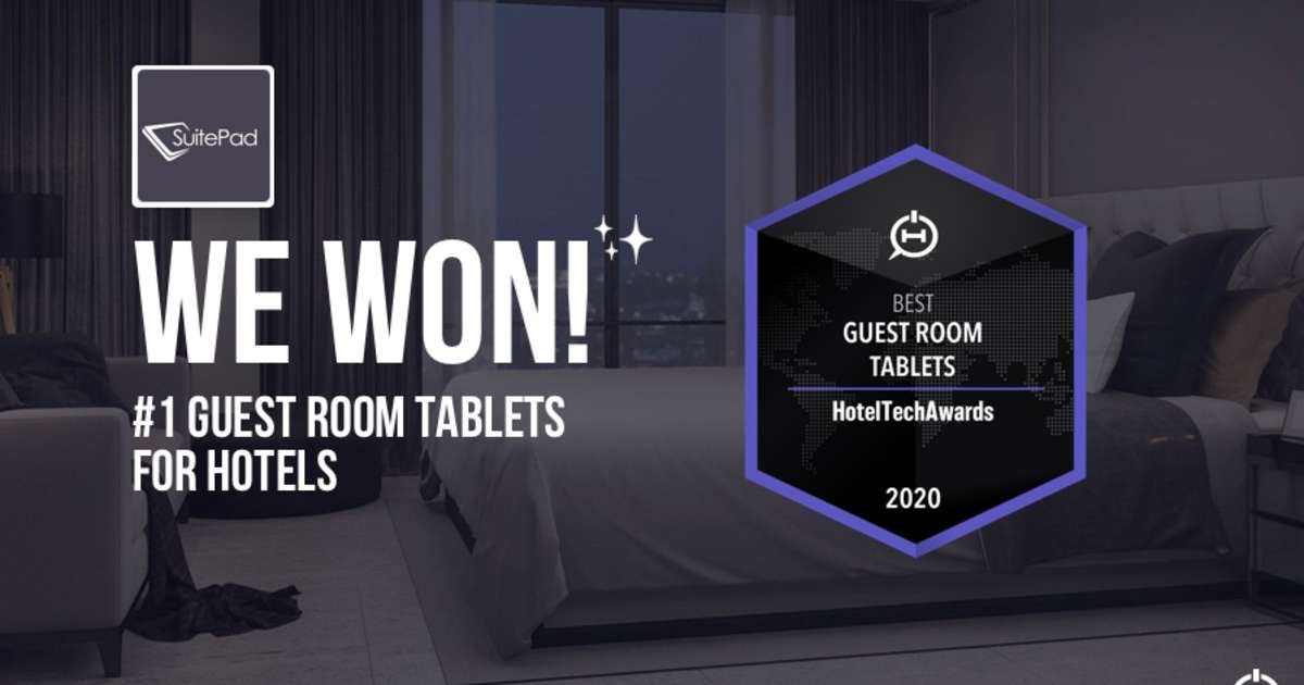 SuitePad Announced as the Best Guest Room Tablet in the 2020 ...