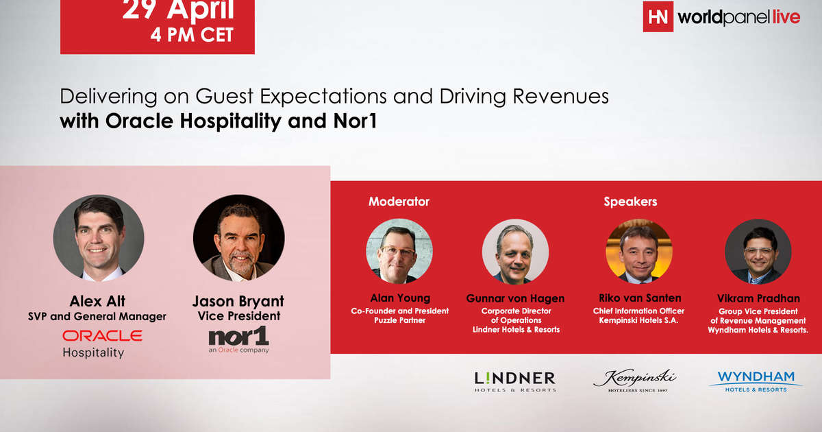 Hospitality Net announces World Panel Live Broadcast with Oracle & Nor1