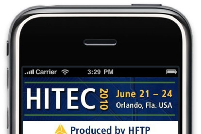 Free HITEC 2010 iPhone App and Mobile Solution Available Now