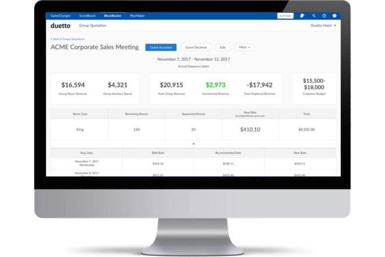 Duetto’s New BlockBuster Application Helps Hotels and Casinos Book More ...