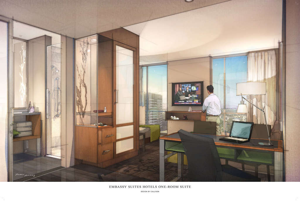 Embassy Suites Hotels® Introduces Spacious One-Room Suite Concept