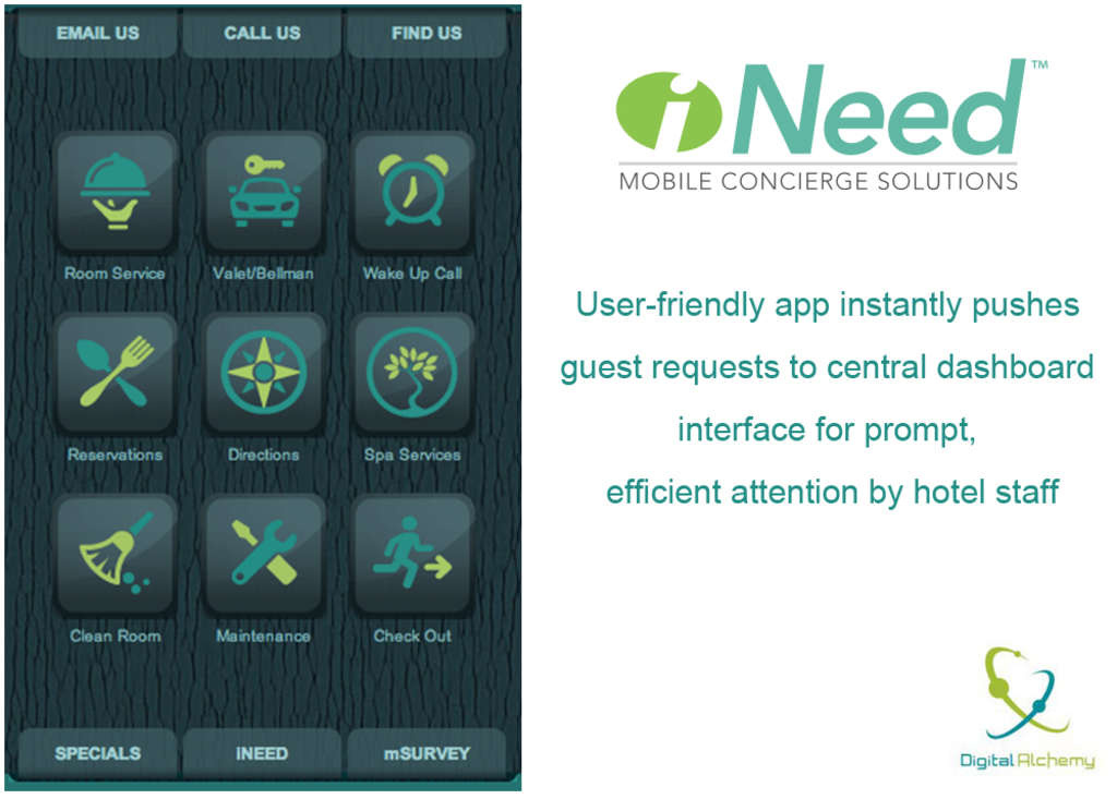 Digital Alchemy’s iNeed™ Mobile Concierge App Boosts Revenue ...