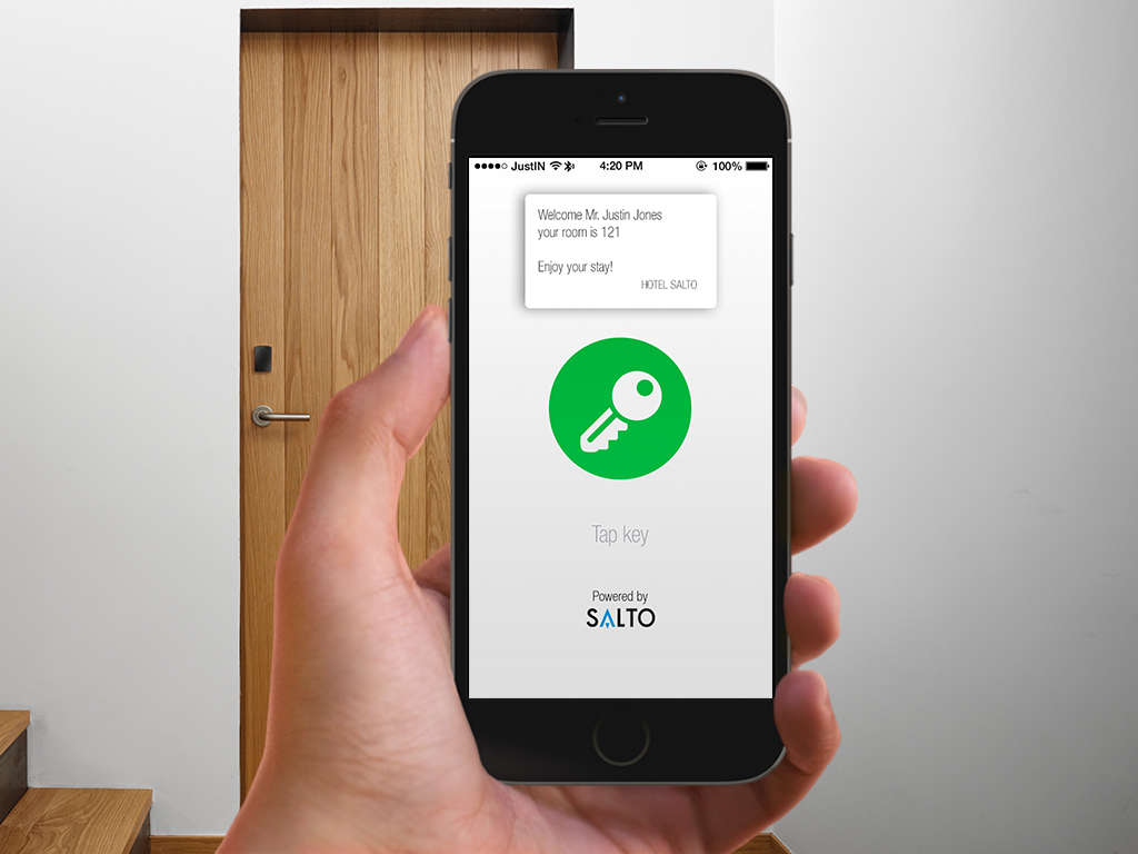 SALTO unveils JustIN: a mobile app that allows your smartphone to serve ...
