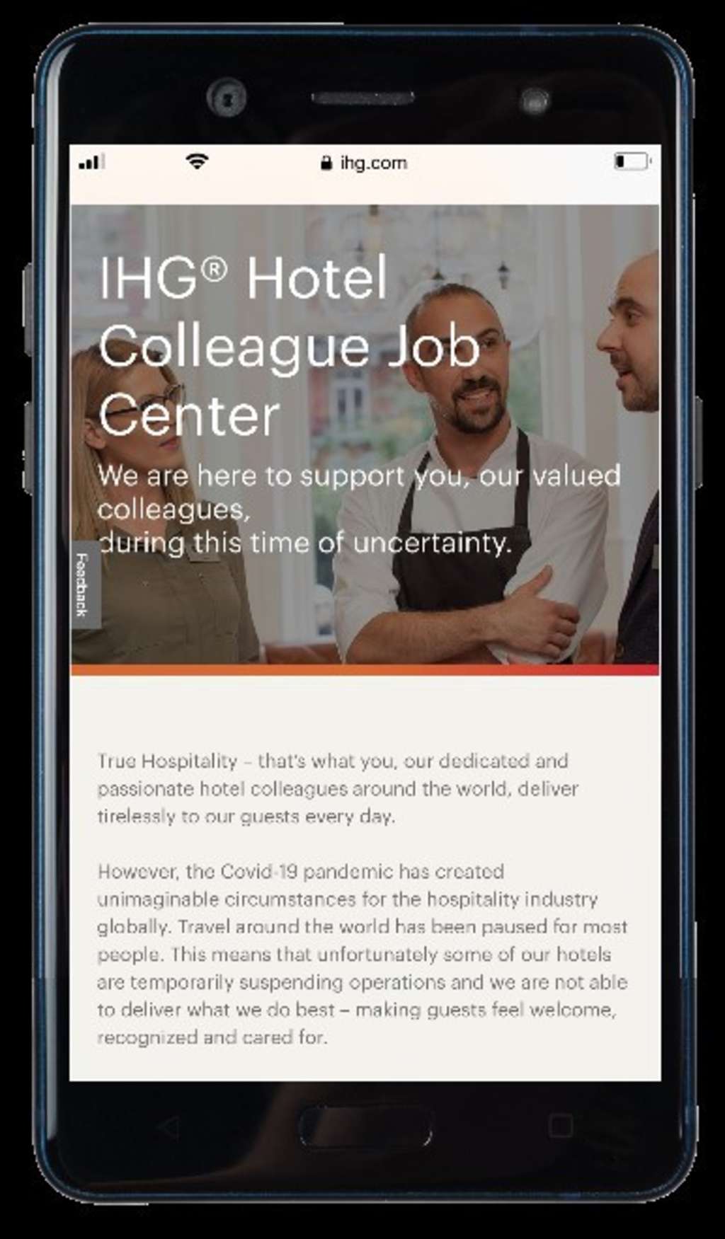 IHG connects US hotel colleagues impacted by Covid-19 with job ...