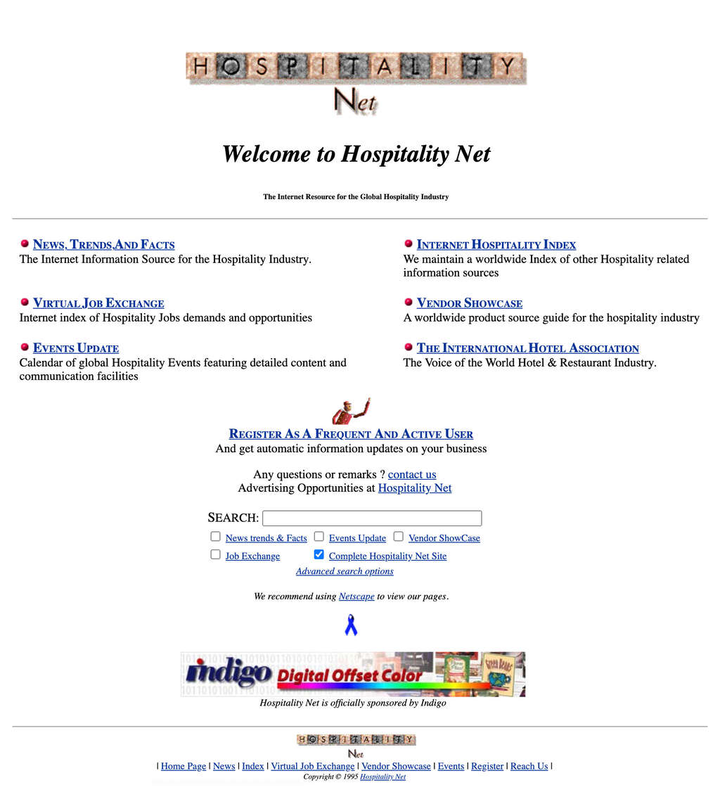 Hospitality Net 25 Years - The Timeline