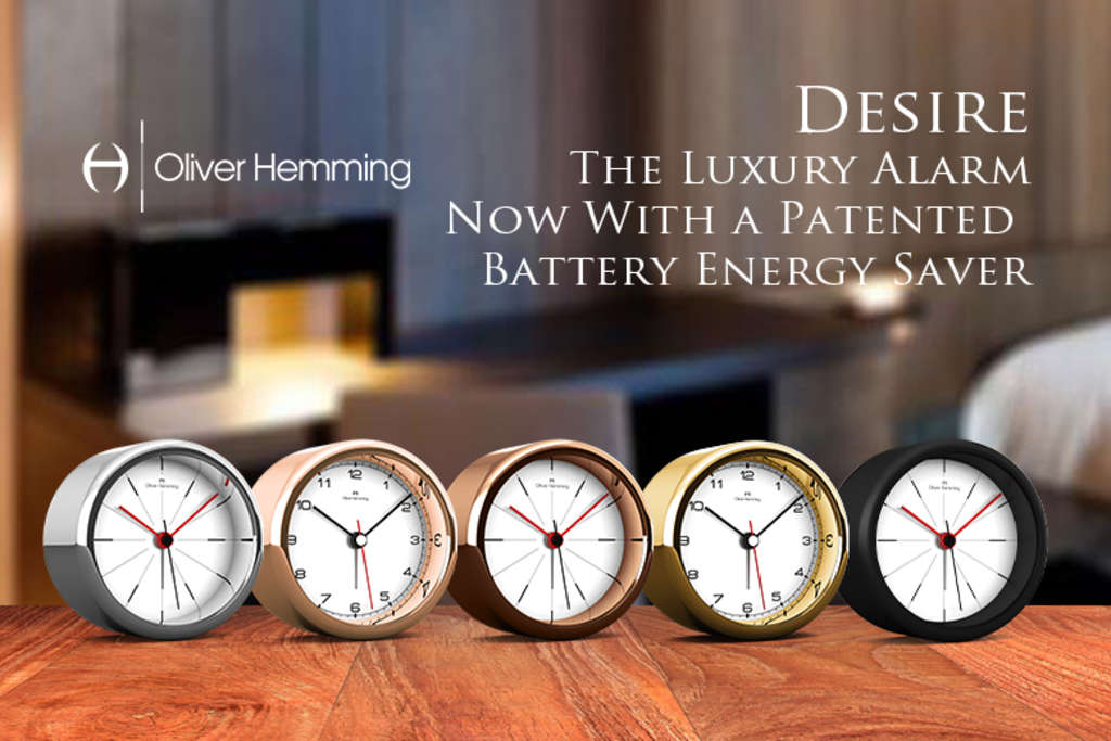 Oliver Hemming: Introducing the alluring “DESIRE" Alarm Clock